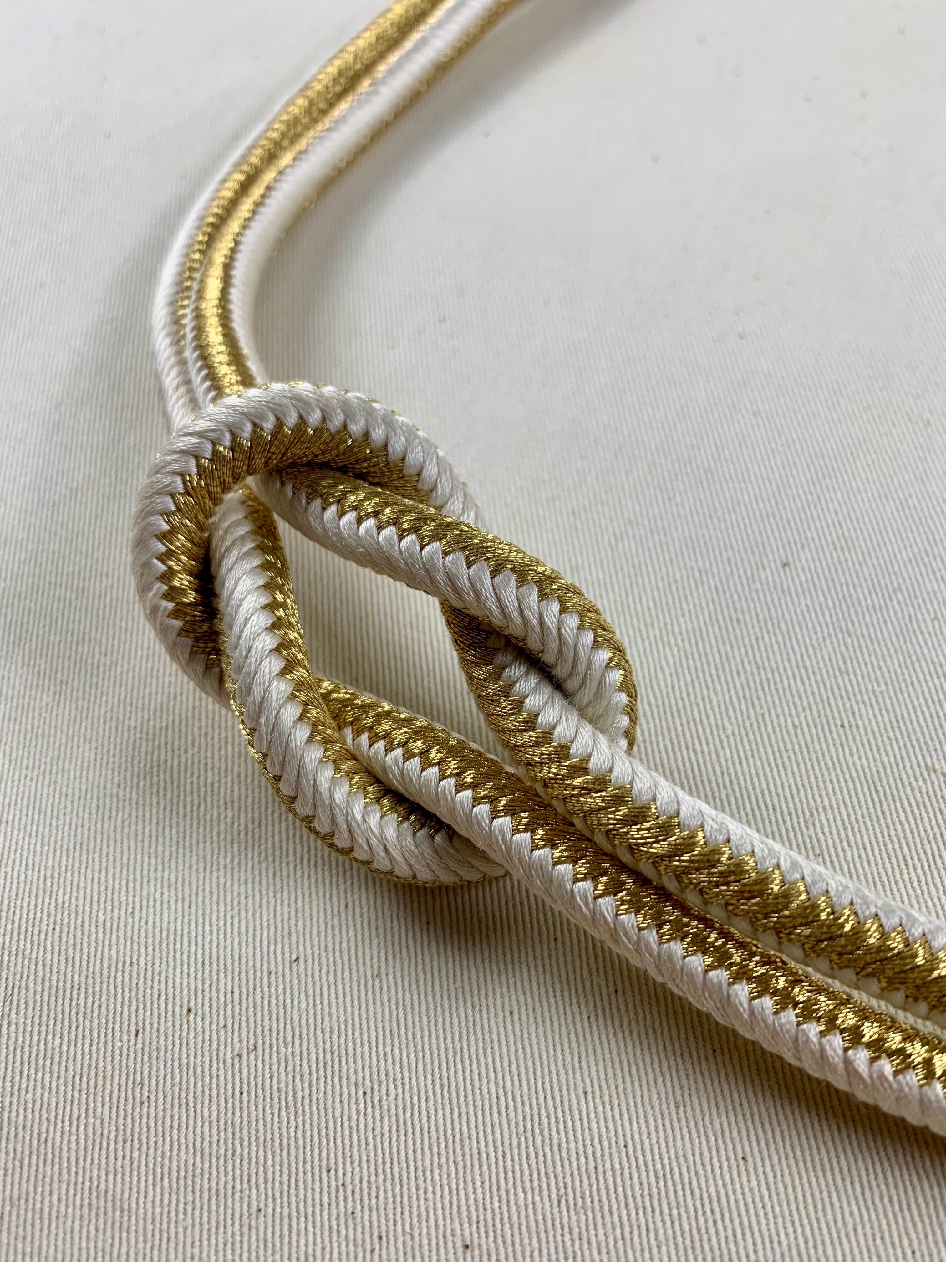 KIMONO OBI Belt Tie Vintage Silk Kimono Cord OBIJIME”gold,white,maru ...