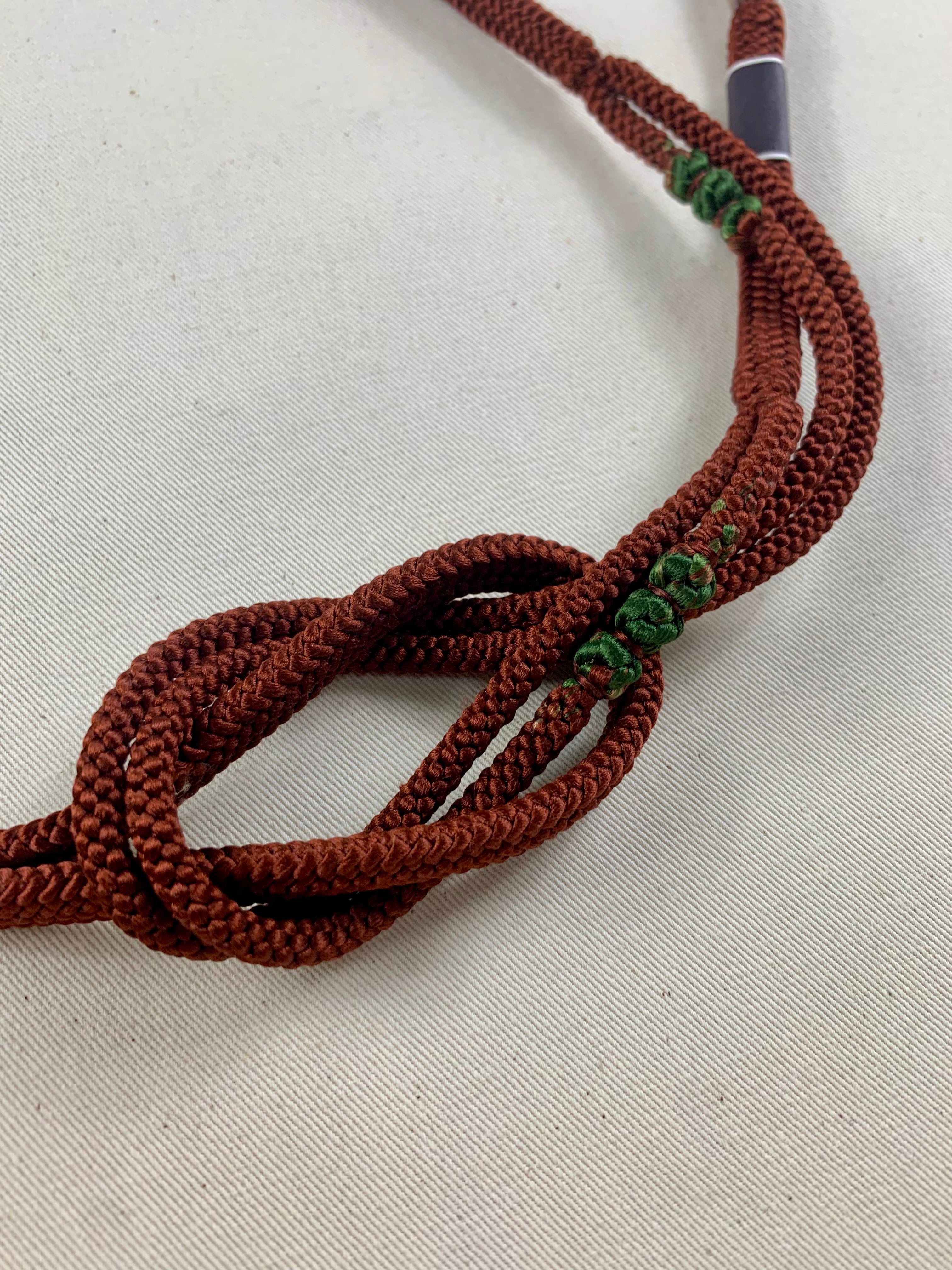 KIMONO OBI Belt Tie Vintage Silk Kimono Cord OBIJIME”brown,green ...