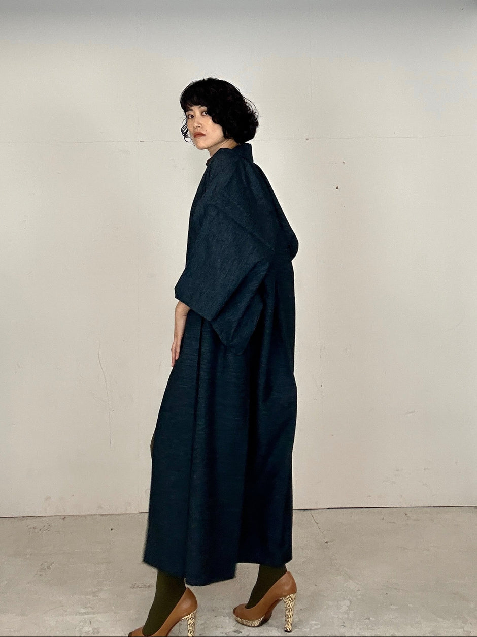 VINTAGE TSUMUGI KIMONO – MACHIKO KIMONO Japanese Kimonos, Vintage ...