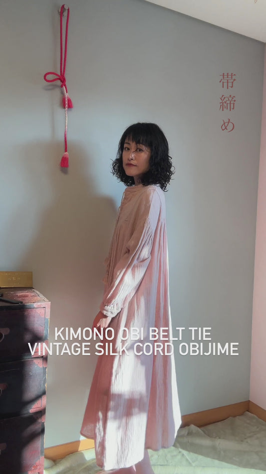OBIJIME (KIMONO OBI BELT TIE VINTAGE SILK KIMONO CORD) – MACHIKO KIMONO ...
